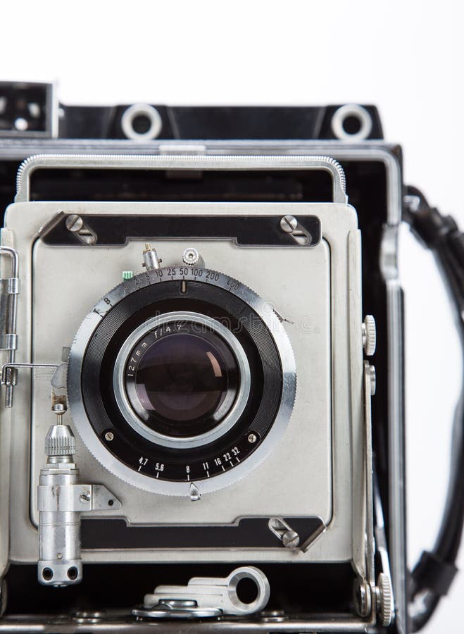 Press camera 4 x 5 stock image. Image of equipments, accessory - 6733145