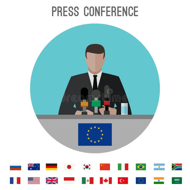Conference Icon Vector Isolated On White Background, Logo Concept Of ...