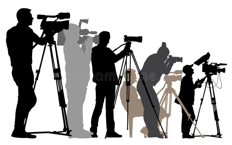 Cameraman Shadow Stock Illustrations – 275 Cameraman Shadow Stock ...