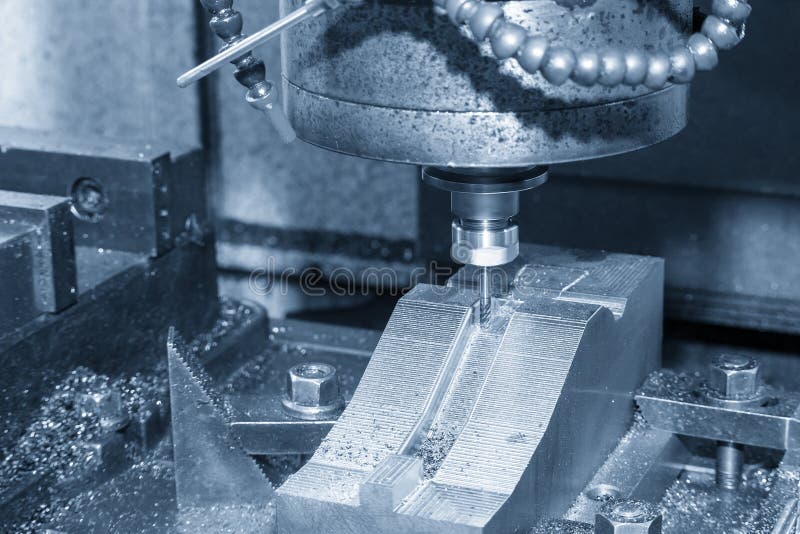 The Press Die Manufacturing Process by CNC Milling Machine with Ball ...