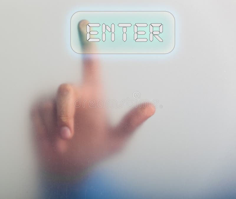 Press enter button stock image. Image of data, display - 21128491