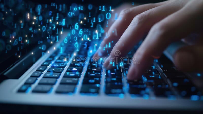 Press Enter Button on Computer. Key Lock Security System Abstract ...