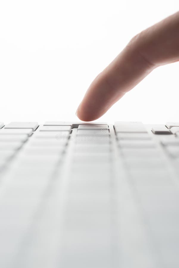 Computer Work Typing in Office Stock Image - Image of service, agency ...