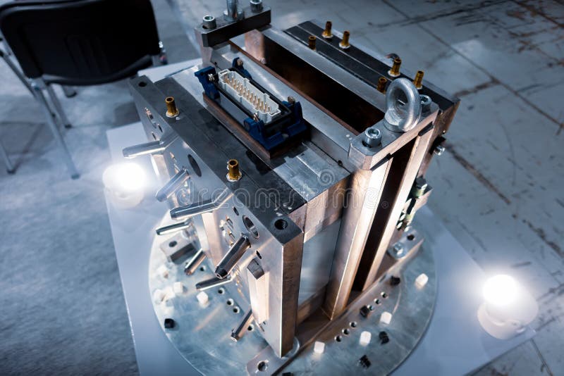 Press Form. Injection Molding Machine Stock Photo - Image of accuracy ...