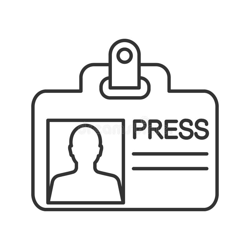 Journalist Badge Stock Illustrations – 898 Journalist Badge Stock ...