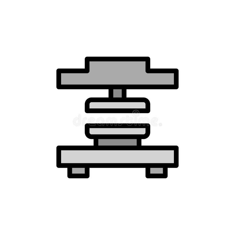 Press, Manufacturing Icon. Simple Color with Outline Vector Elements of ...