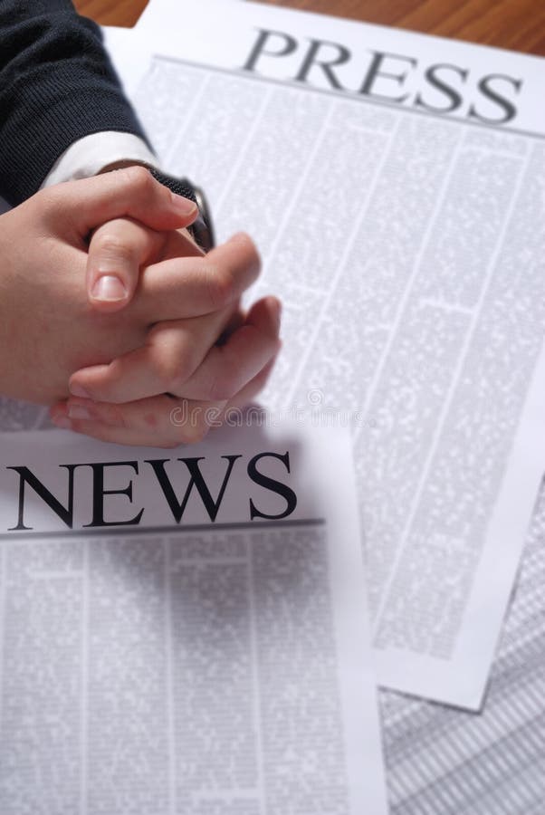 Hot news stock image. Image of formal, official, journalist - 4064519