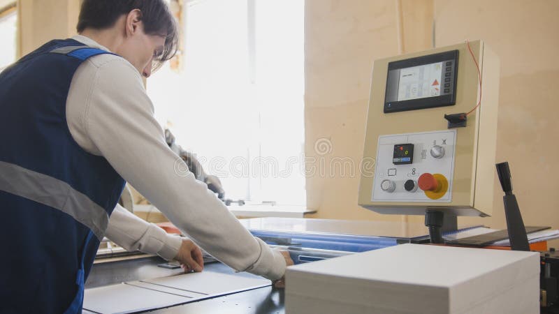 Press Operator Produces Printing Stock Photo - Image of pantoneswatch ...