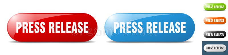 Press Release Button. Key. Sign. Push Button Set Stock Vector ...