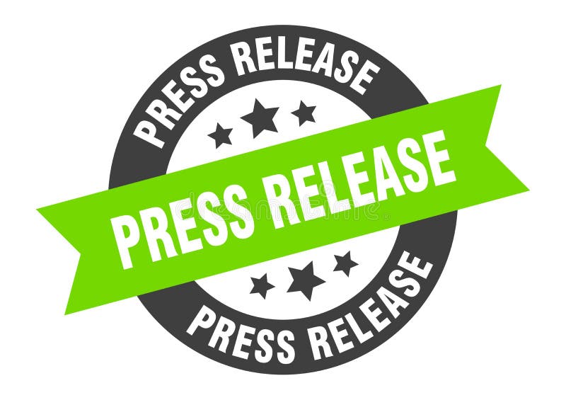 Press Release Sign. Press Release Round Ribbon Sticker Stock Vector ...