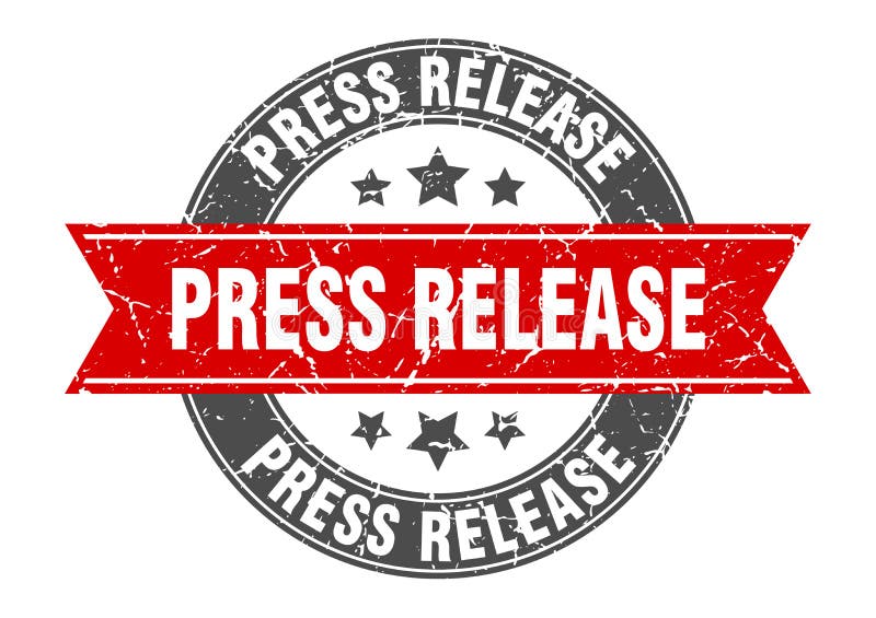 Press Release Red Grunge Round Vintage Stamp Stock Vector ...