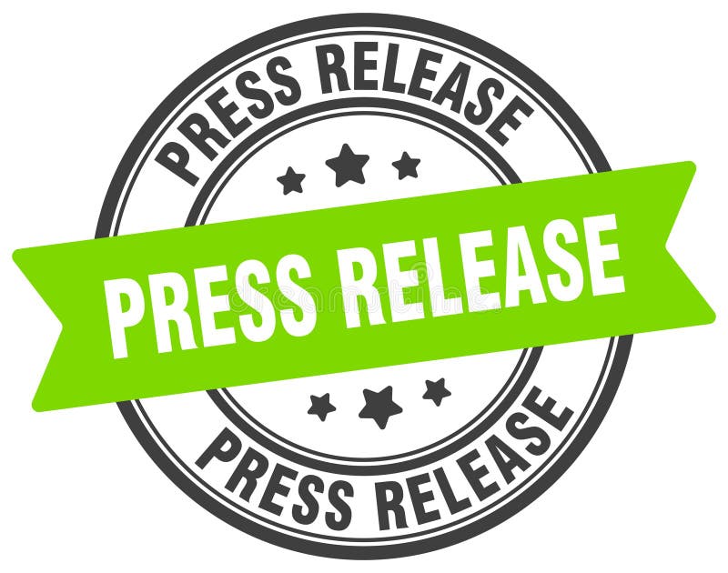 Press Release Stamp. Press Release Label on Transparent Background ...