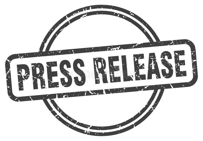 Press release stock vector. Illustration of mark, label - 124337850