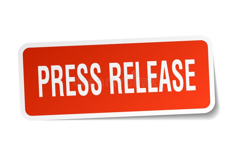 Press release sticker stock vector. Illustration of press - 99848636