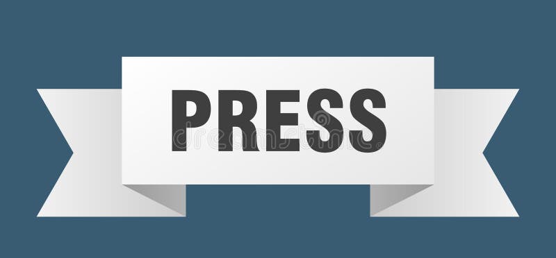 Press ribbon. stock vector. Illustration of peeler, vignette - 153943491