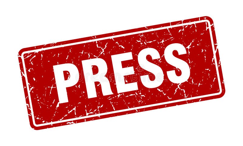Press Sign. Press Grunge Stamp Stock Vector - Illustration of sign ...