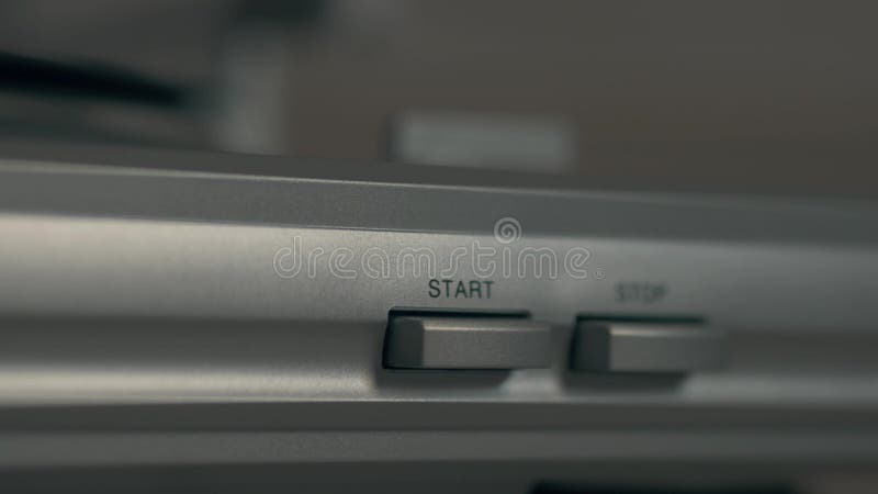 A Finger Turning on Lighting Switch . Stock Video - Video of human ...