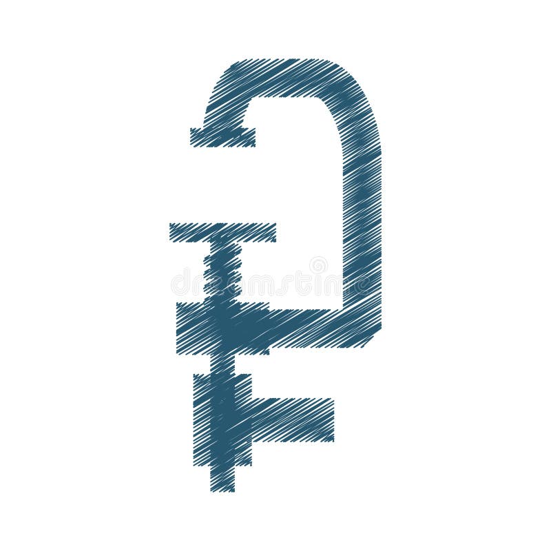 Press tool isolated icon stock vector. Illustration of label - 81069032