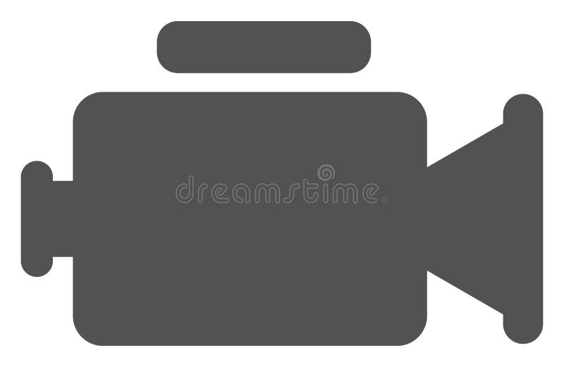 Press camera, icon stock vector. Illustration of street - 260375021
