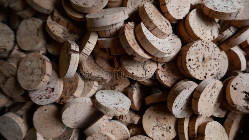 Pressed Cork, Natural Raw Material, Background, Texture, Close-up Stock ...