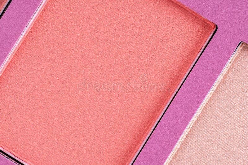 Pressed Eyeshadow or Blush Texture. Shiny Cosmetic Makeup Product Stock ...
