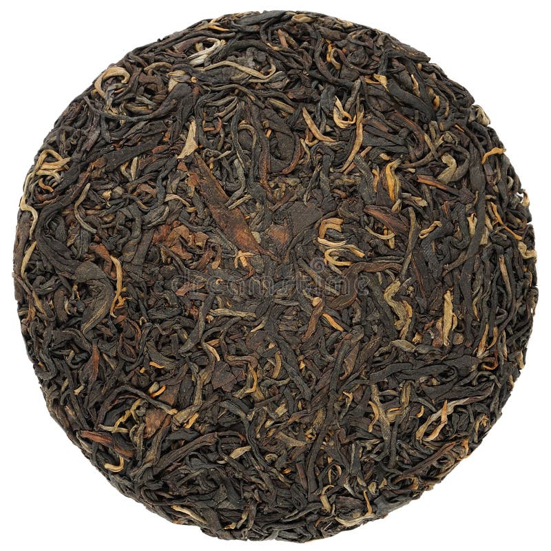 Pressed Red Tea Round Shape Stock Image - Image of fermentation, drink ...