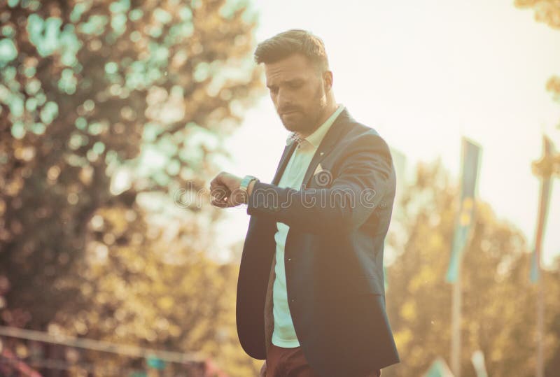 Pressed for time stock photo. Image of fashion, cities - 150373268