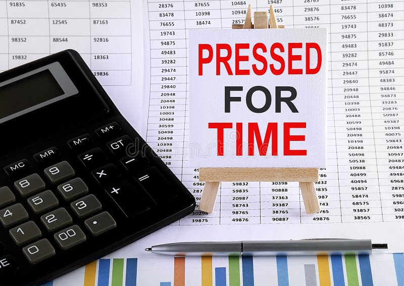 Pressed for time stock photo. Image of career, pretty, brunette - 488540