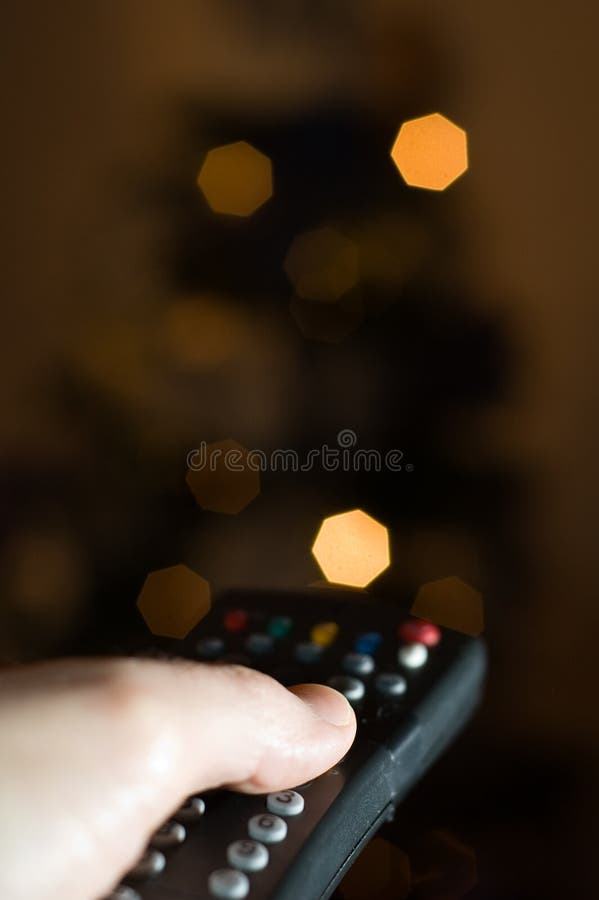Pressing Button On Remote Control Picture. Image: 4675225