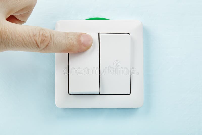 Pressing Buttons of Push Button Stock Image - Image of power, hand ...