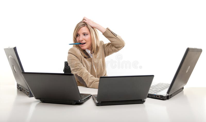 Pressing deadline stock photo. Image of stress, beautiful - 62587440