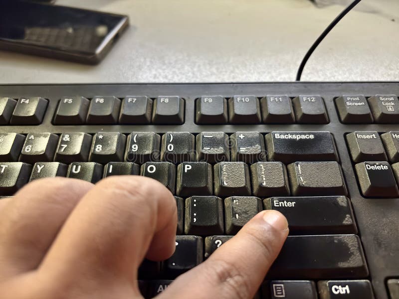 Pressing Enter Key: a Close-Up of Keyboard Usage for Task Completion ...