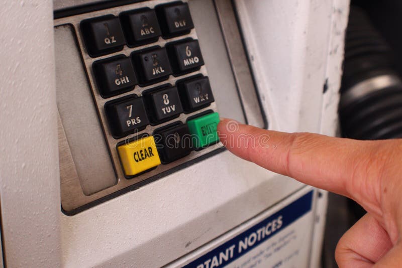 Pressing enter on a keypad stock photo. Image of electronics - 44508480