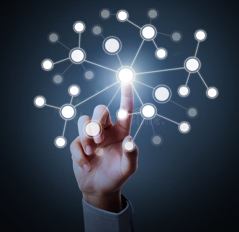 Pressing Modern Social Buttons Stock Illustration - Illustration of ...