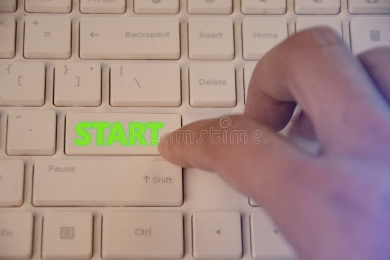 Pressing the Start Button, the Idea of â€‹â€‹starting Something New ...