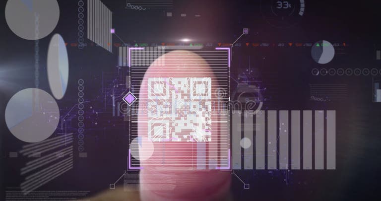 Pressing Thumb Scanning Holographic Interface with Translucent QR Code ...