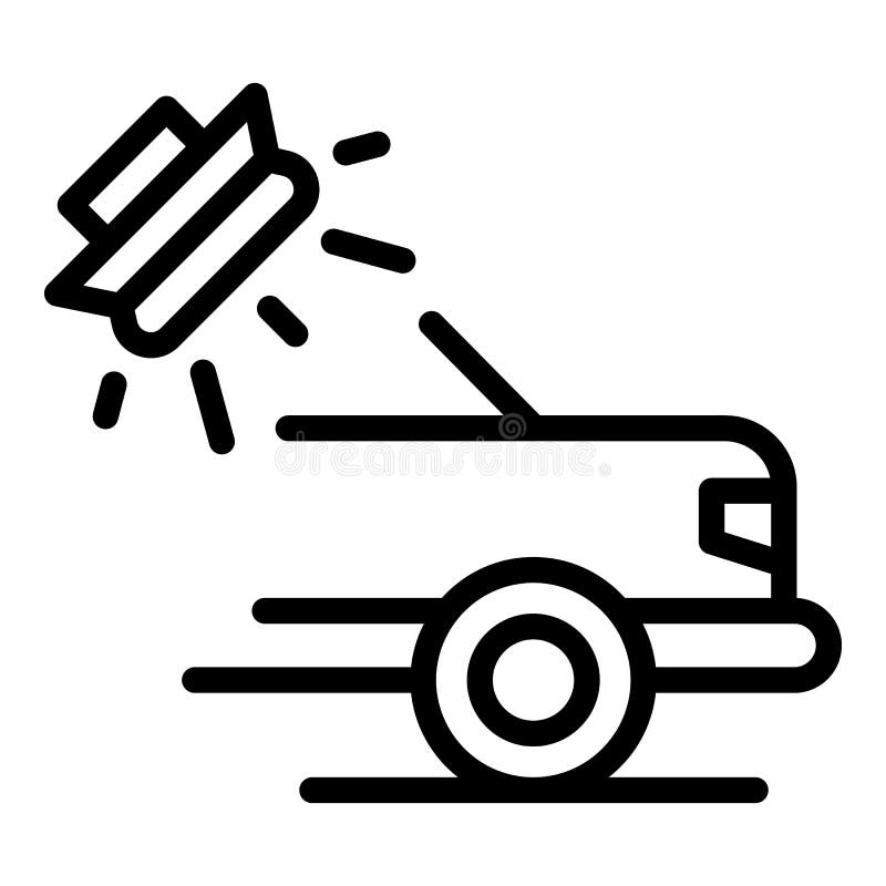 Pressure Cleaning Icon Outline Vector. Car Wash Stock Illustration ...