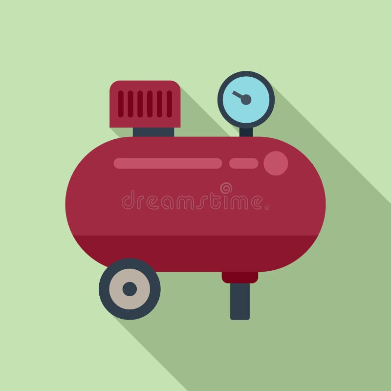 Pressure Air Compressor Icon. Air Compressor Pneumatic Sign. Air Pump ...