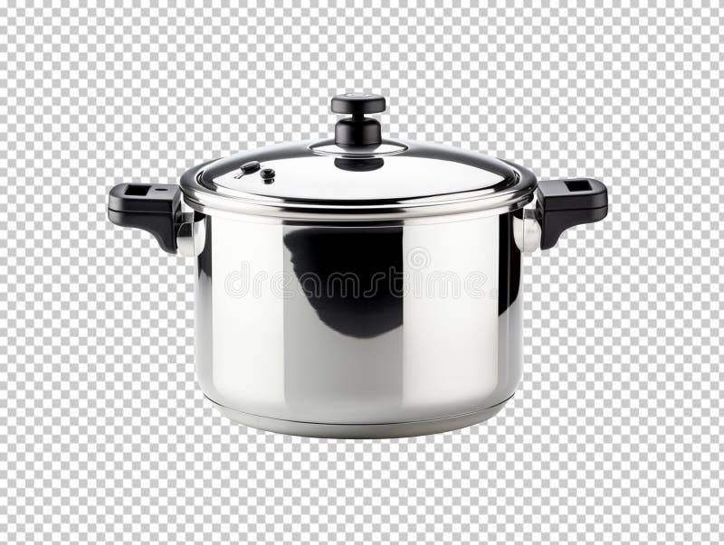 Pressure Cooker, Saucepan Isolated on Transparent Background Stock ...