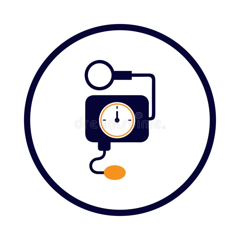Pressure, Digital Blood Pressure, Blood Pressure Meter Icon Stock ...