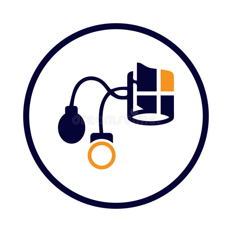 Pressure, Digital Blood Pressure, Blood Pressure Meter Icon Stock ...