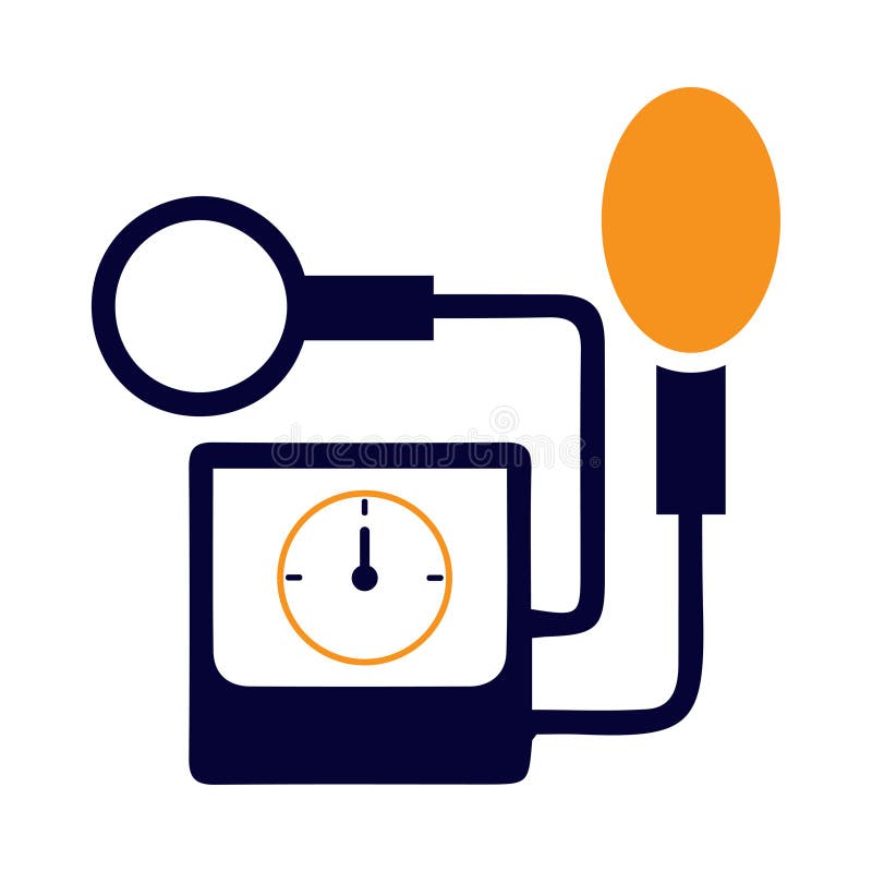 Pressure, Digital Blood Pressure, Blood Pressure Meter Icon Stock ...
