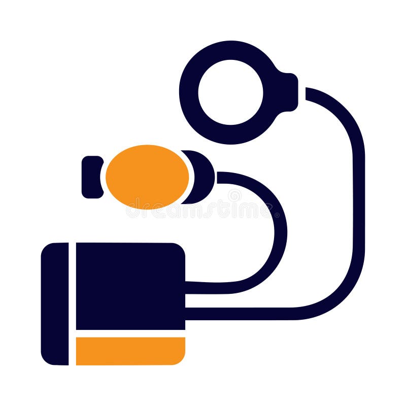 Pressure, Digital Blood Pressure, Blood Pressure Meter Icon Stock ...