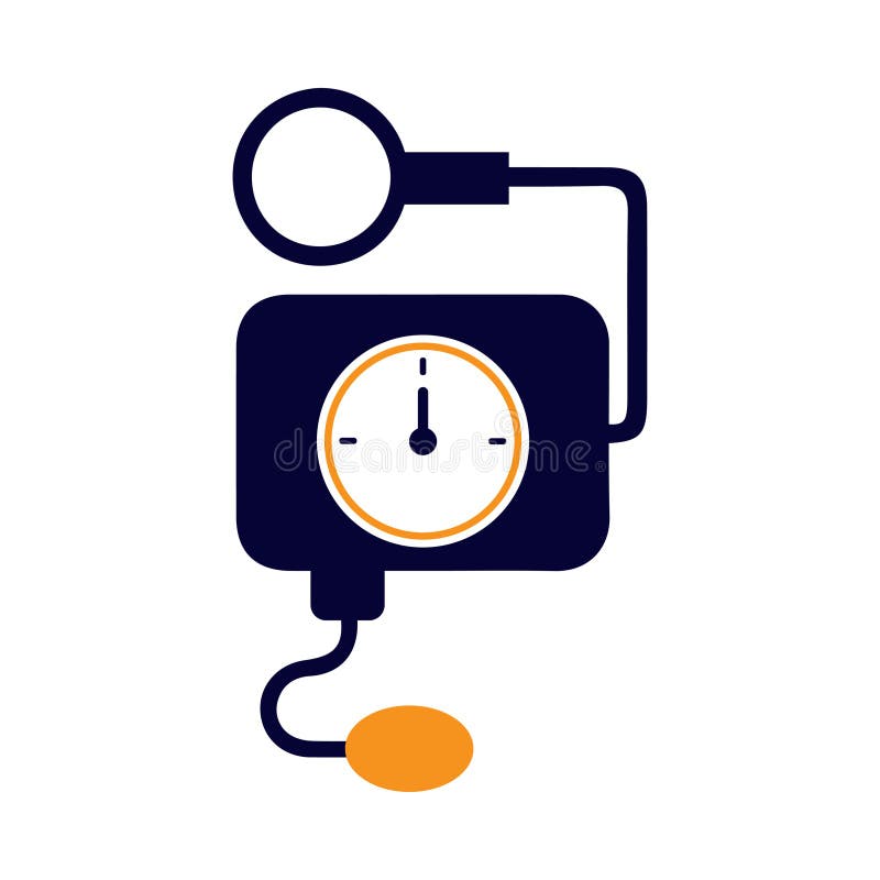 Pressure, Digital Blood Pressure, Blood Pressure Meter Icon Stock ...