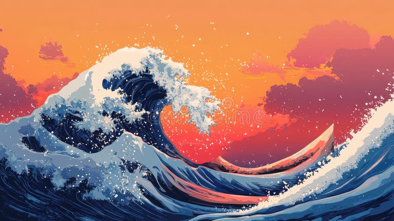 Pressure exploding wave stock illustration. Illustration of vibration ...