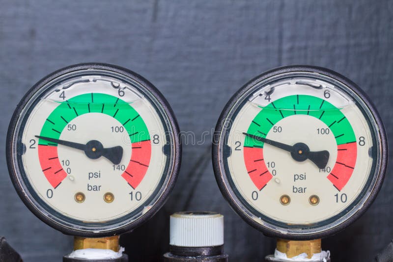 Pressure gage stock photo. Image of scale, technology - 32178174