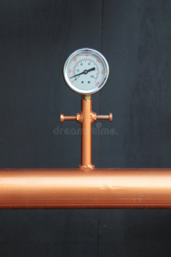 Pressure gauge meter stock image. Image of machinery - 52515945