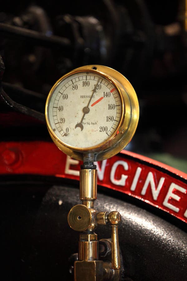 Pressure gauge (retro) stock photo. Image of gauge, vintage - 17986474