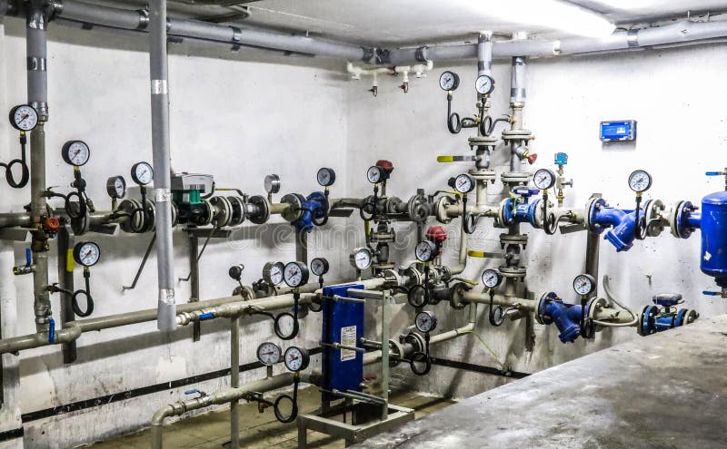 Pressure gauges stock photo. Image of pressure, pipe - 102729916