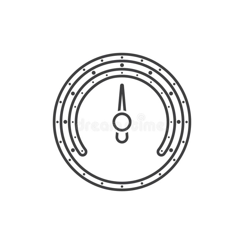 Pressure Indicator Icon Vector Stock Vector - Illustration of vector ...